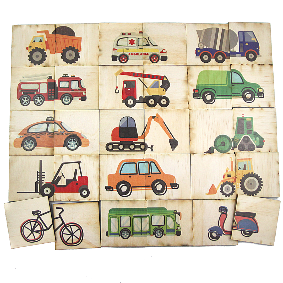5 Little Bears - Workers and Wheels Puzzle | Floral Love, a beautiful ...